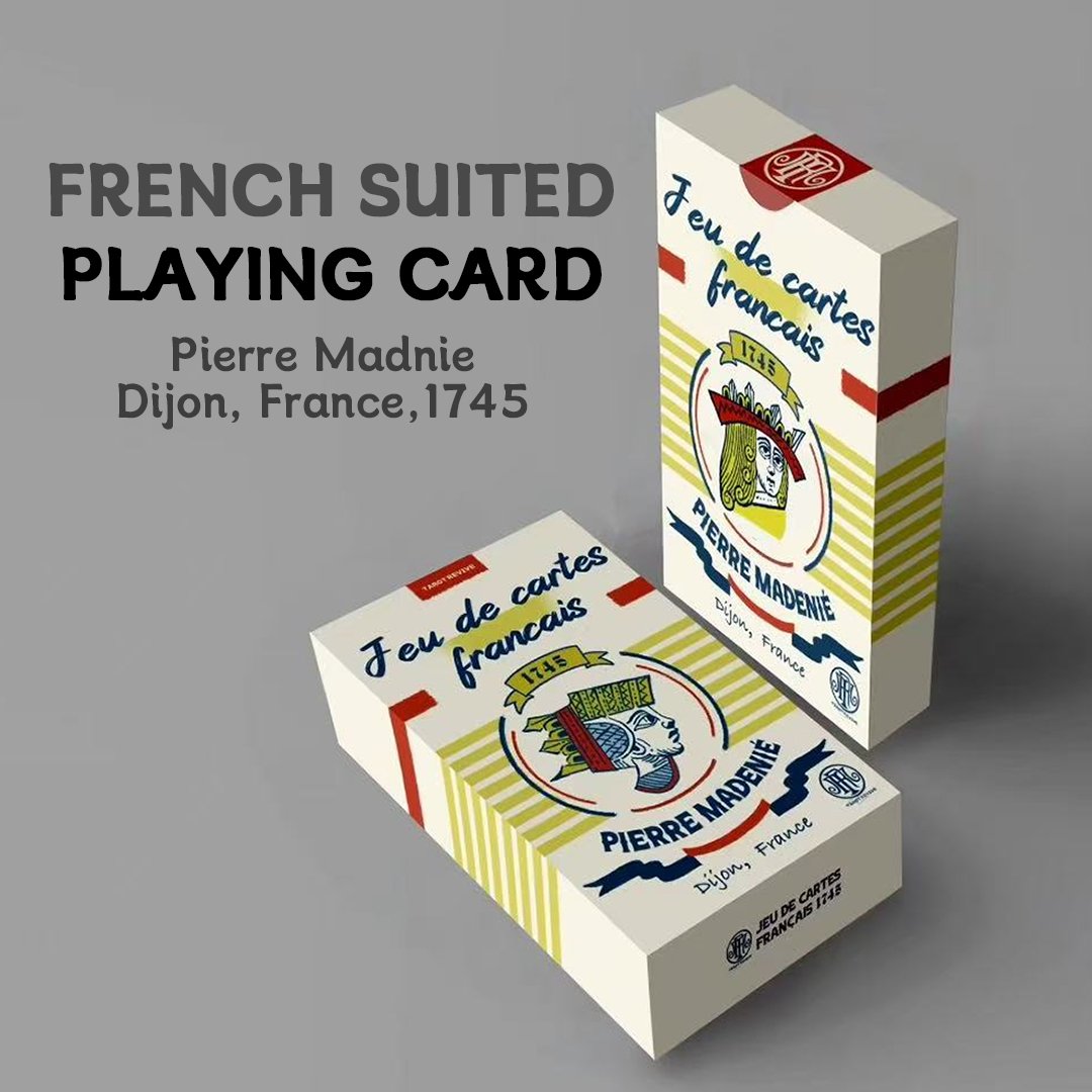 French Suited Playing Card 1745 Pierre Madenie – Tarotrevive